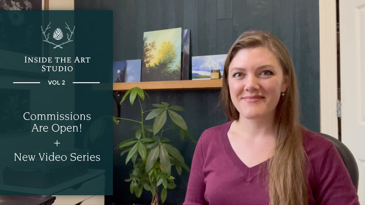Inside the Studio, Vol 2: Commissions are Open + New Video Series – Tiny Pine Art