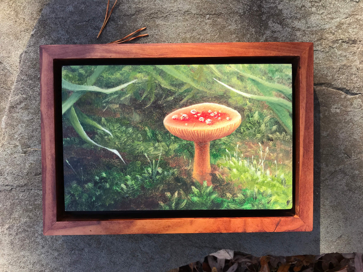 Amanita Muscaria Mushroom 4 | Original Painting – Tiny Pine Art