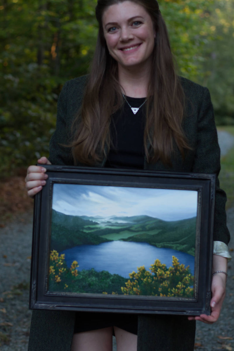 Original Painting - Lough Tay – Tiny Pine Art