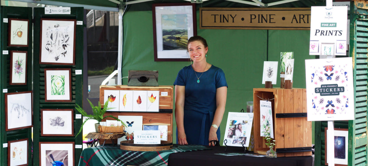 My Art Show Booth Design + Show Recap – Tiny Pine Art