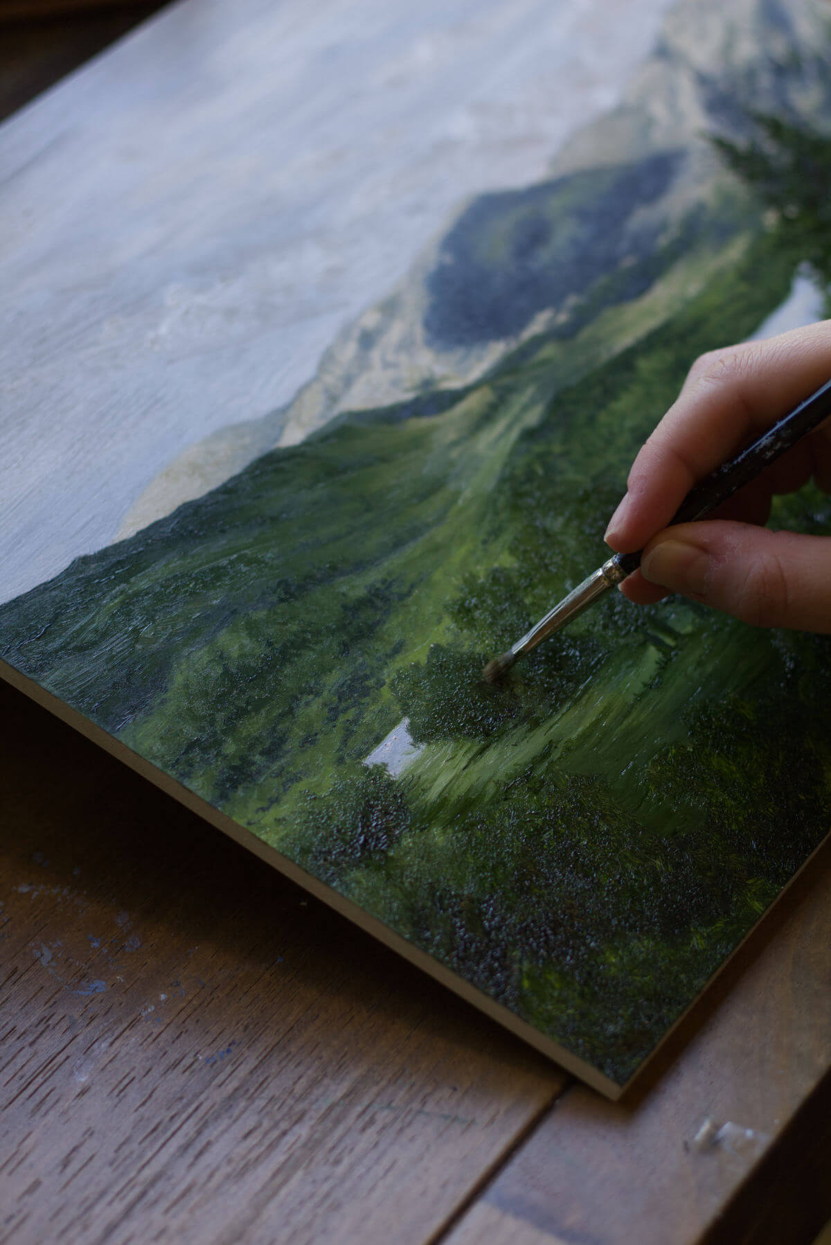 Original Painting - The Hills of Donegal – Tiny Pine Art