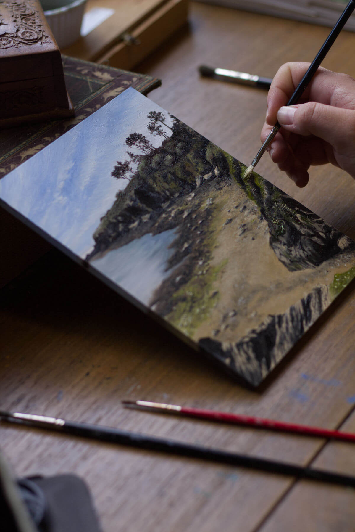 Limited Edition Print - The View From Sandycove Beach in Kinsale – Tiny Pine Art